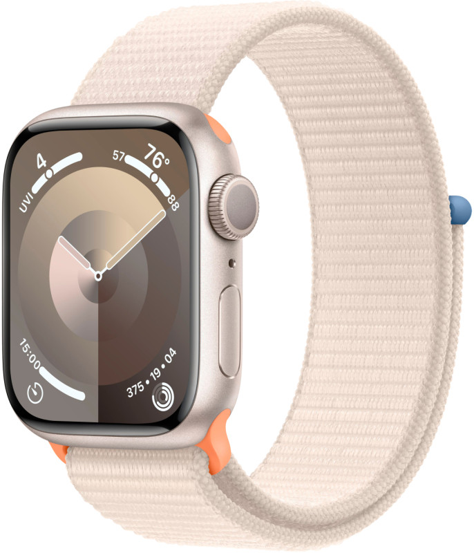 Купить Apple Watch Series 9 45mm Starlight Aluminum Case with Textile ...